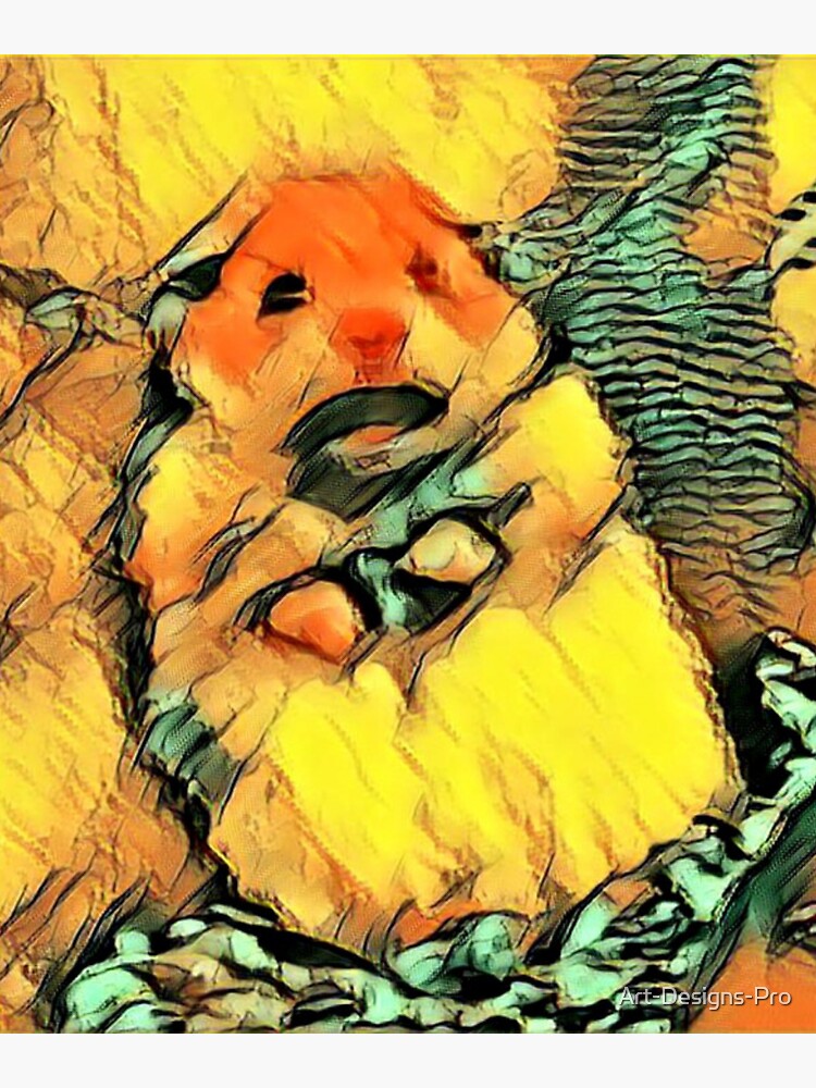 "Scared Hamster Meme " Sticker for Sale by Art-Designs-Pro | Redbubble