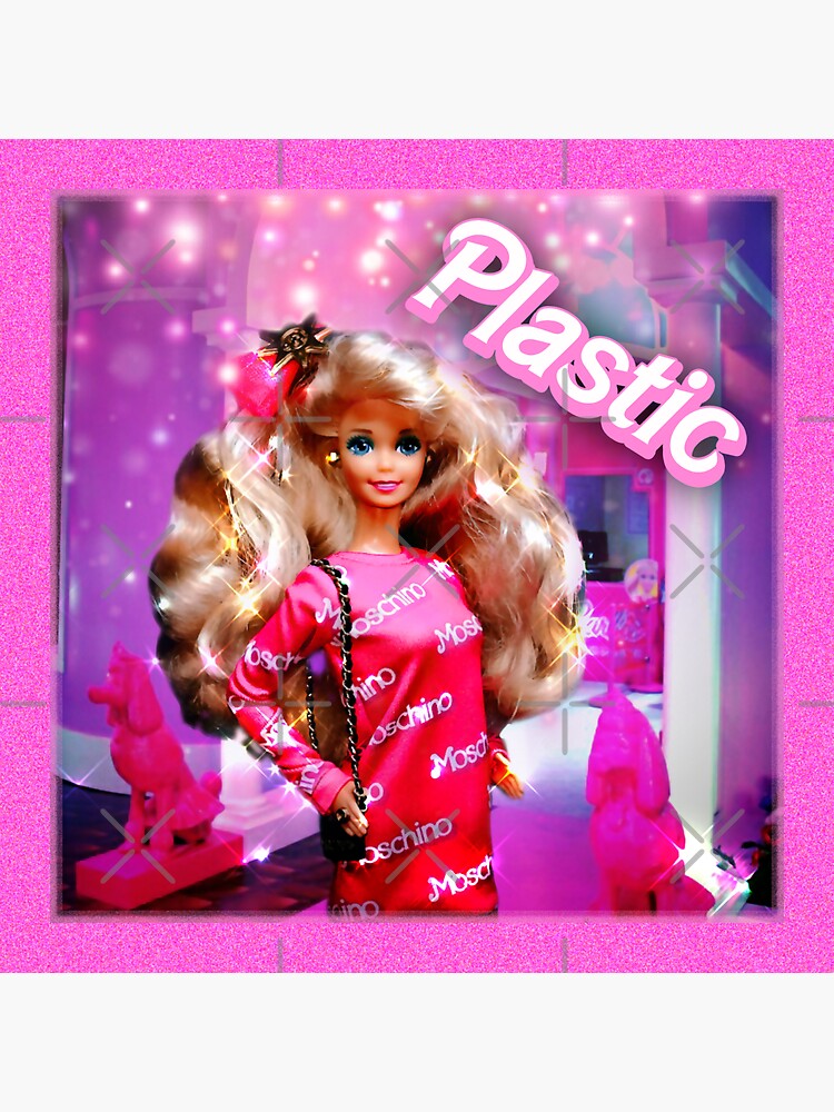 "Plastic Barbie (Pink)" Sticker by Nickphillips | Redbubble