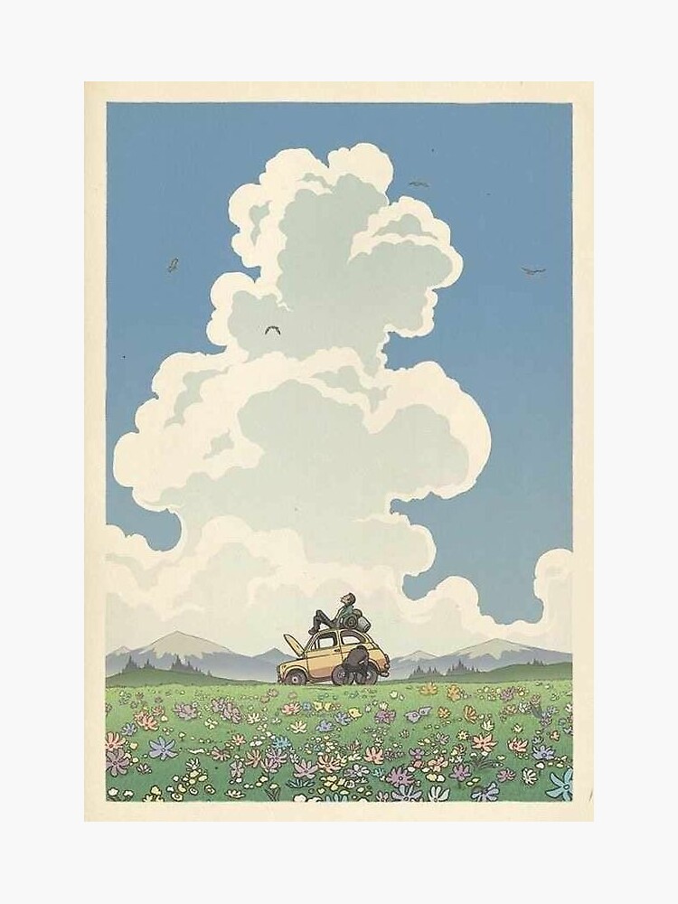 "Chill Open Field Relaxed" Sticker for Sale by trashpand4 | Redbubble