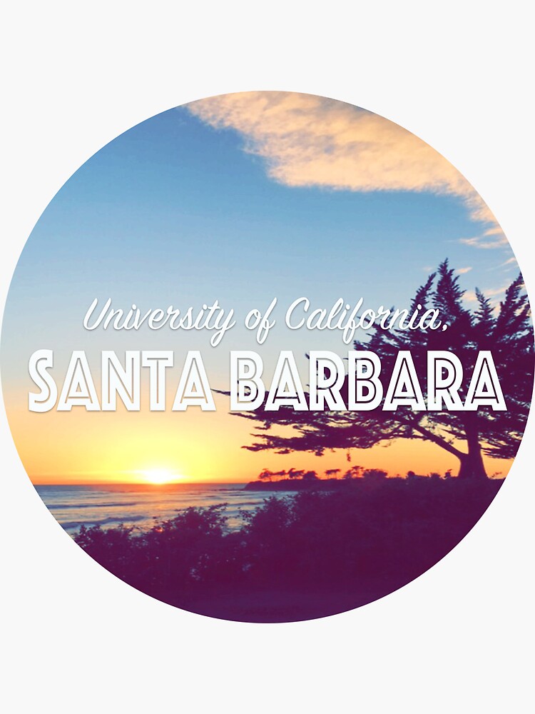 "UCSB- University of California, Santa Barbara" Sticker for Sale by ...