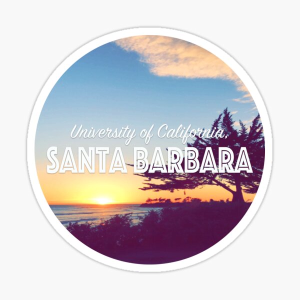 "UCSB- University of California, Santa Barbara" Sticker for Sale by ...