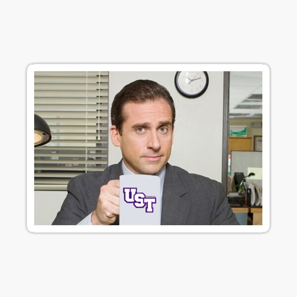 "Michael Scott University of St. Thomas" Sticker for Sale by ...