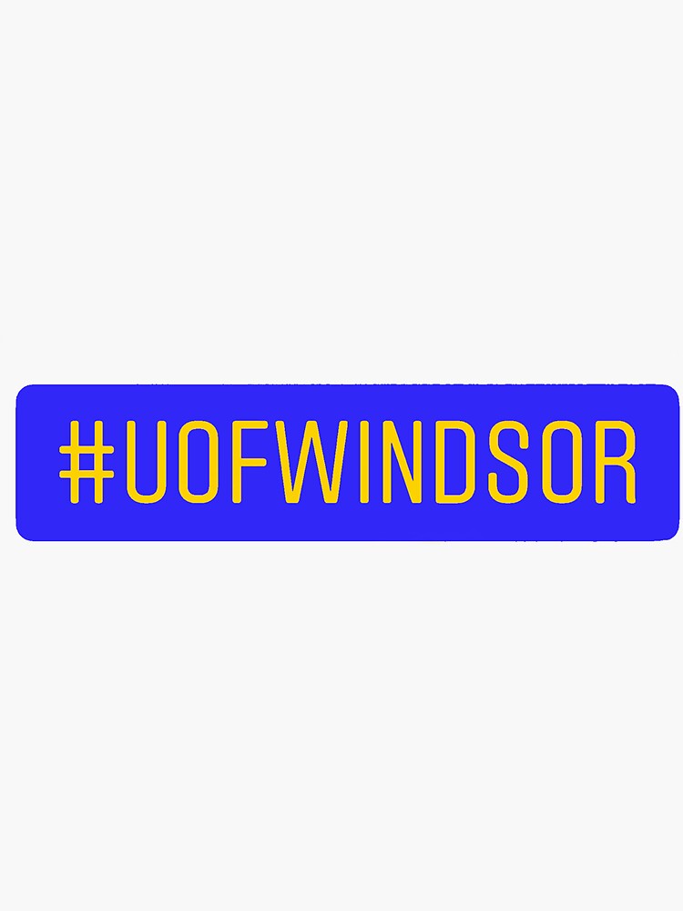 "University of Windsor" Sticker by UniSticks | Redbubble