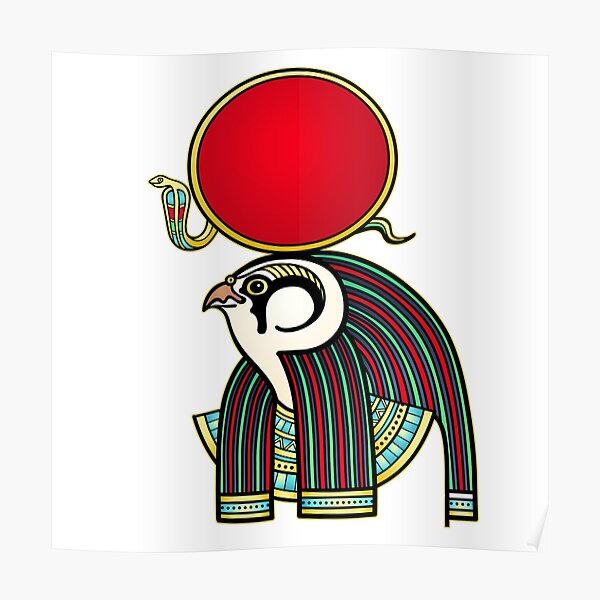 "Animation color portrait of the Ancient Egyptian god Ra. Deity of sun ...