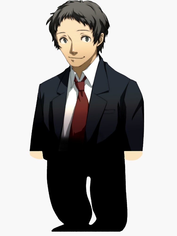 "Adachi From Persona " Sticker for Sale by remarkableswag | Redbubble