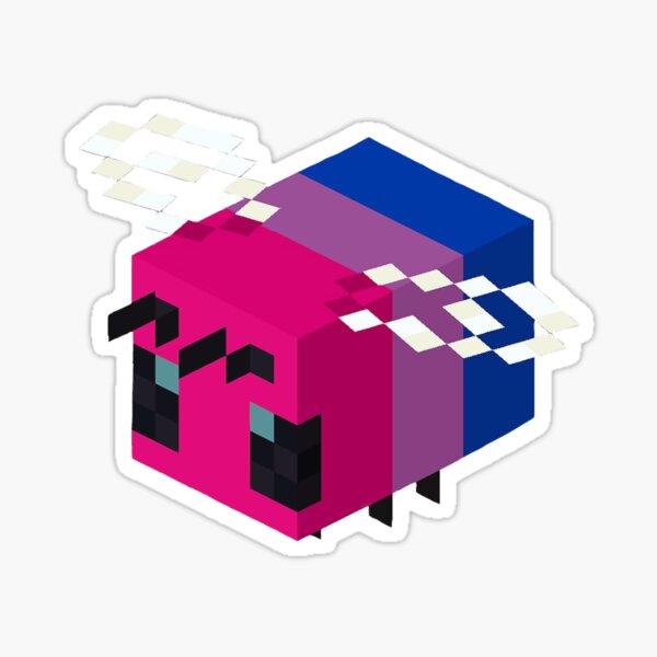 "bisexual bee sticker " Sticker for Sale by kaialefroggie | Redbubble