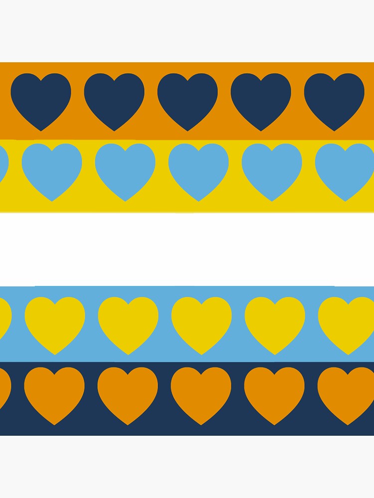 "Heart pattern aroace flag" Sticker for Sale by Devilish-borl | Redbubble