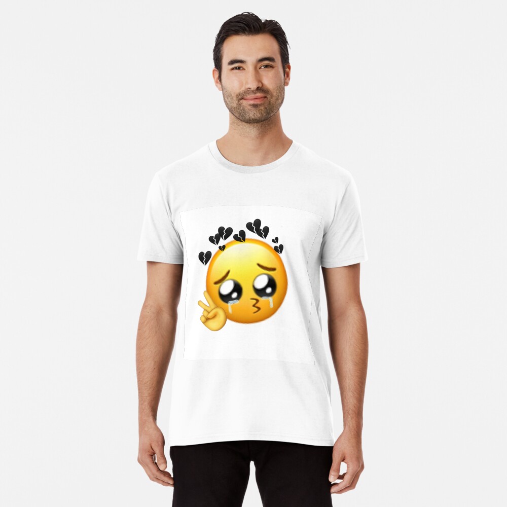 "cute pitiful emoji" Sticker for Sale by minah05 | Redbubble
