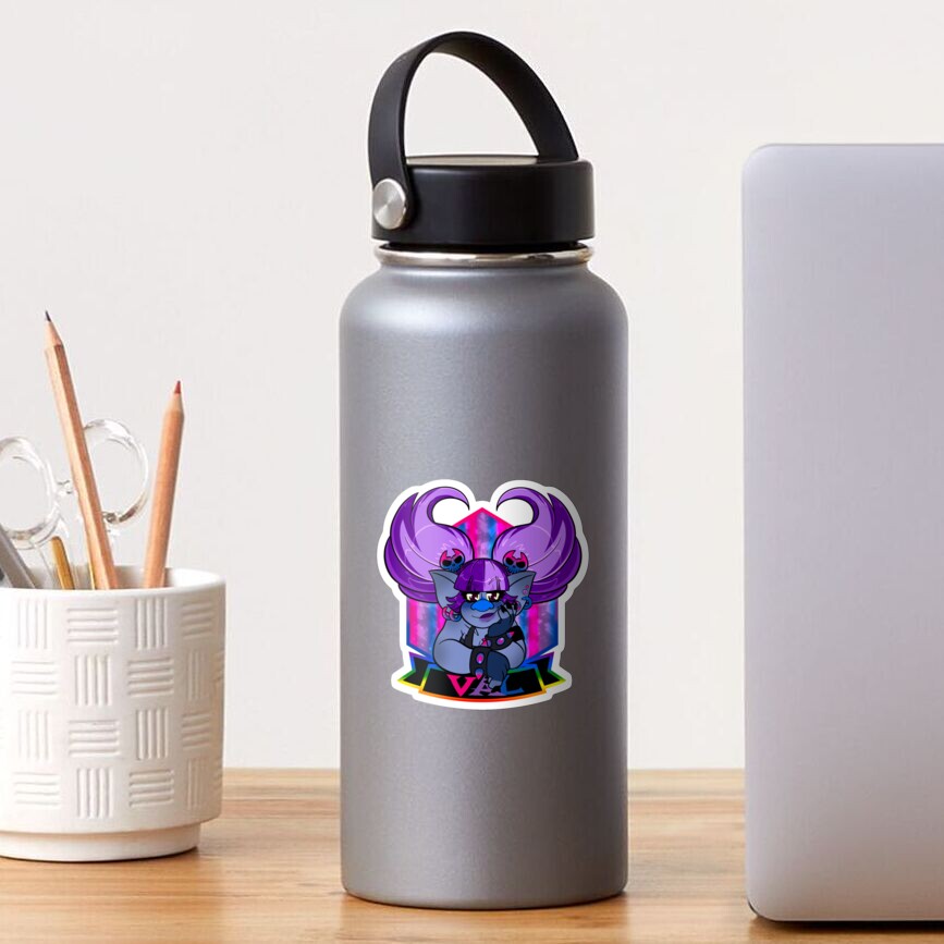 "Val Pride" Sticker by BlooeyedTroll | Redbubble