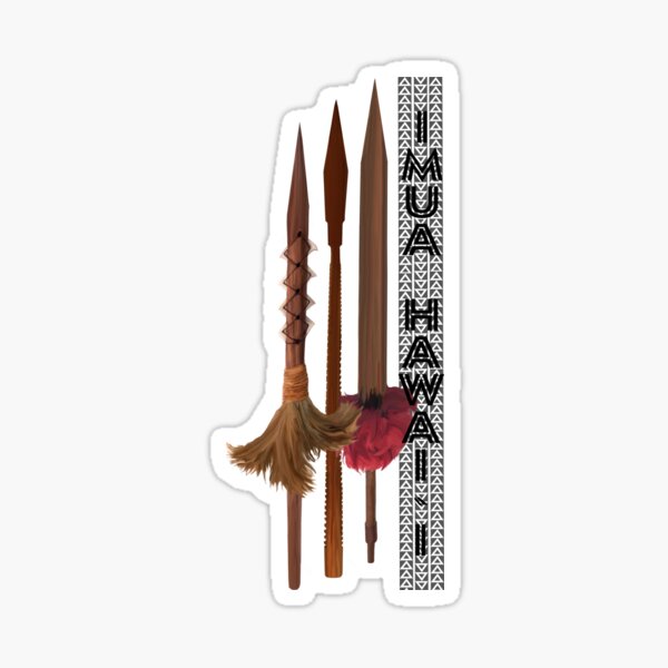 "Tribal Hawaii IMUA Spears Band" Sticker for Sale by hawaiialoha ...