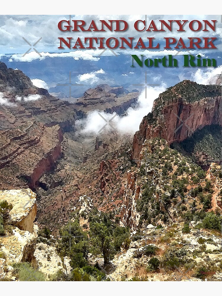 "Grand Canyon National Park North Rim" Poster for Sale by 206Grafiks ...
