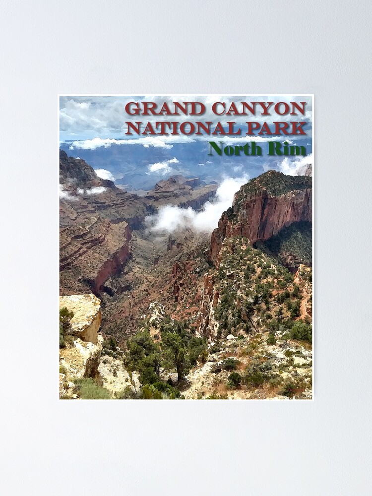 "Grand Canyon National Park North Rim" Poster for Sale by 206Grafiks ...
