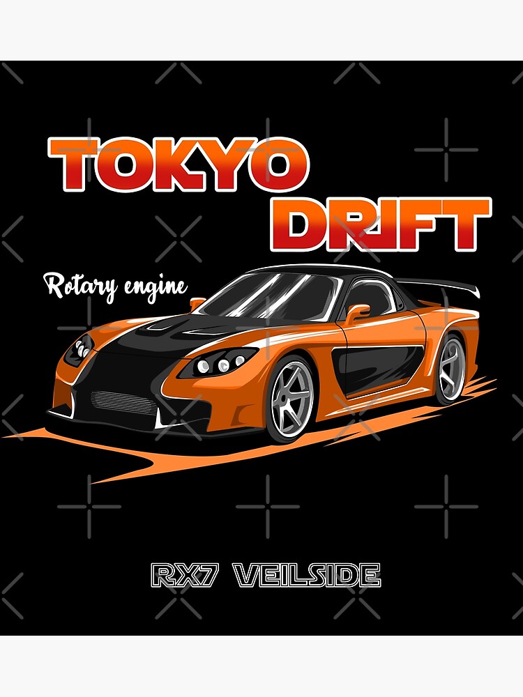 "Rx7 Veilside Tokyo Drift" Poster for Sale by Ryzdesain | Redbubble