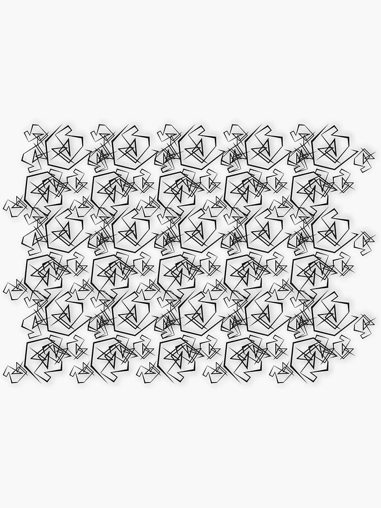 "Great Line Art And Classic Design" Sticker for Sale by Ashar12 | Redbubble