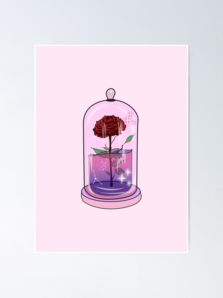 "Enchanted rose l aesthetic enchanted flower" Poster for Sale by Bossin ...