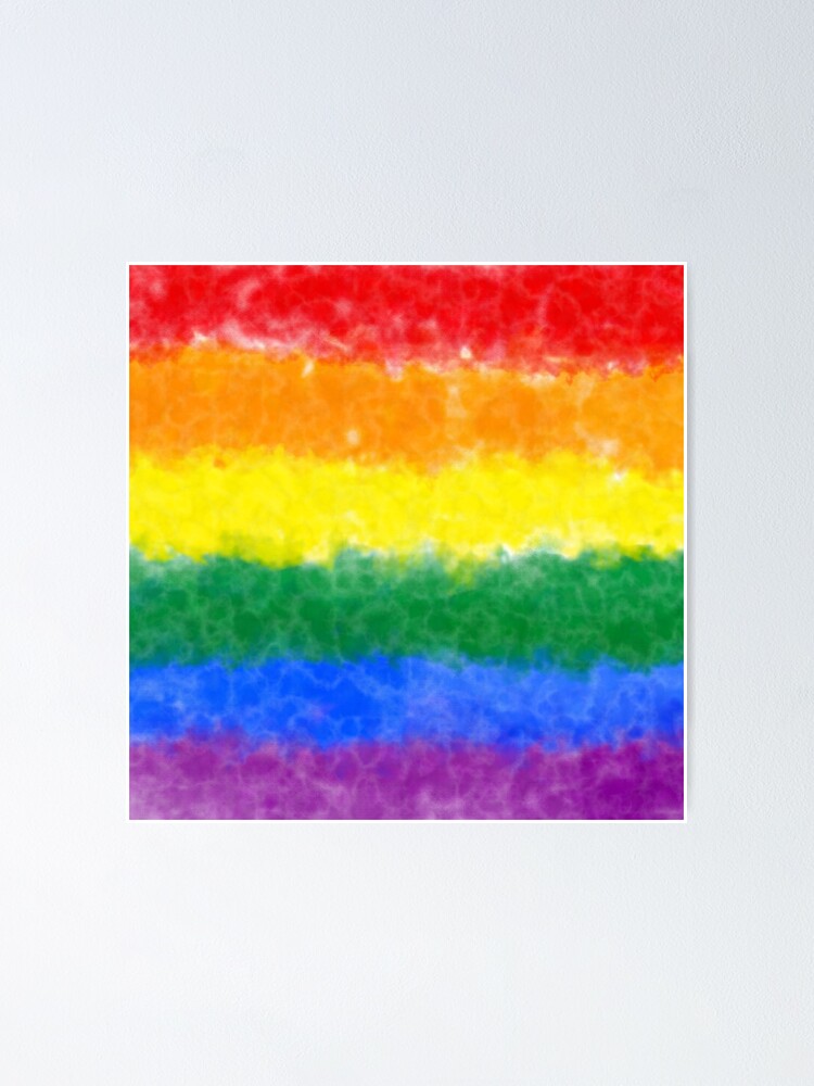 "Rainbow Watercolour Painting" Poster for Sale by MarkUK97 | Redbubble