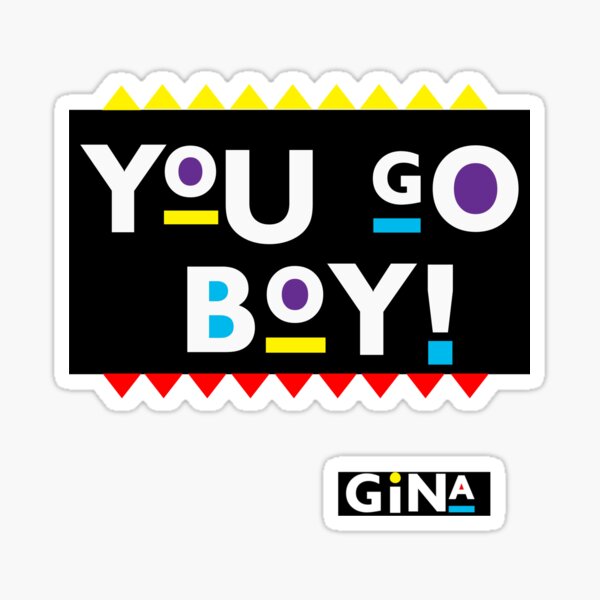 "You Go Boy, Funny Martin Show, 90's Sitcom" Sticker for Sale by ...
