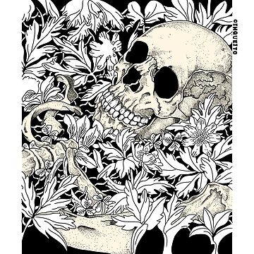 "Dying skull" Poster for Sale by INQUEITO | Redbubble