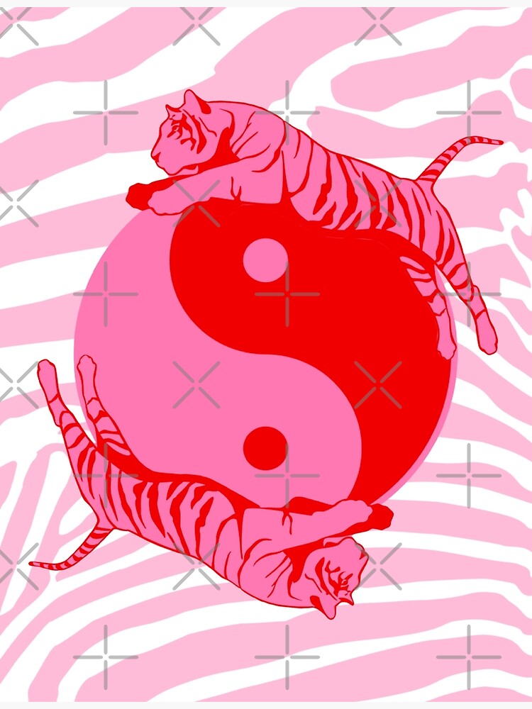 "yin yang tiger" Art Print for Sale by juliasantos5 | Redbubble