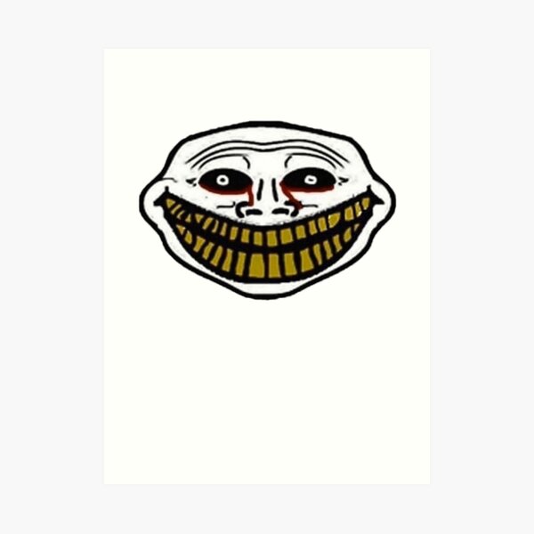 "Trollge Face Creepy Meme" Art Print for Sale by TheGreaterTimes ...