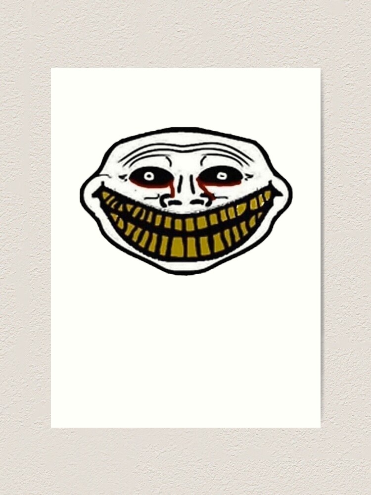 "Trollge Face Creepy Meme" Art Print for Sale by TheGreaterTimes ...