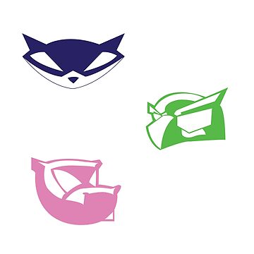 "stickers video games design raccoon murray bentley fantasy sly ...