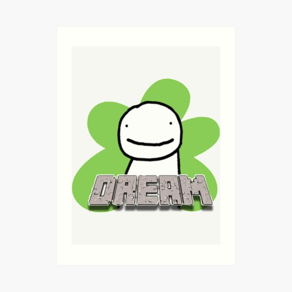 "Dream SMP Minecraft Youtuber | Perfect Gift" Art Print for Sale by ...