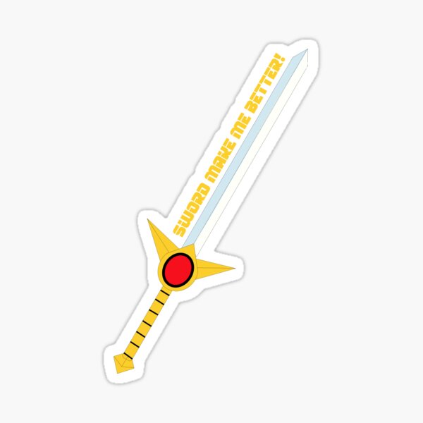 "Gary and His Demonds Sword" Sticker for Sale by BBiegs | Redbubble