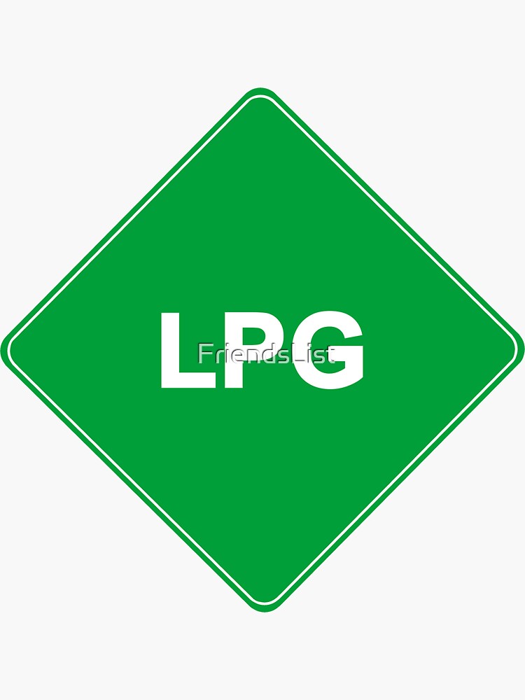 Sticker « GPL | autocollant de voiture | Panneau d'avertissement », par ...
