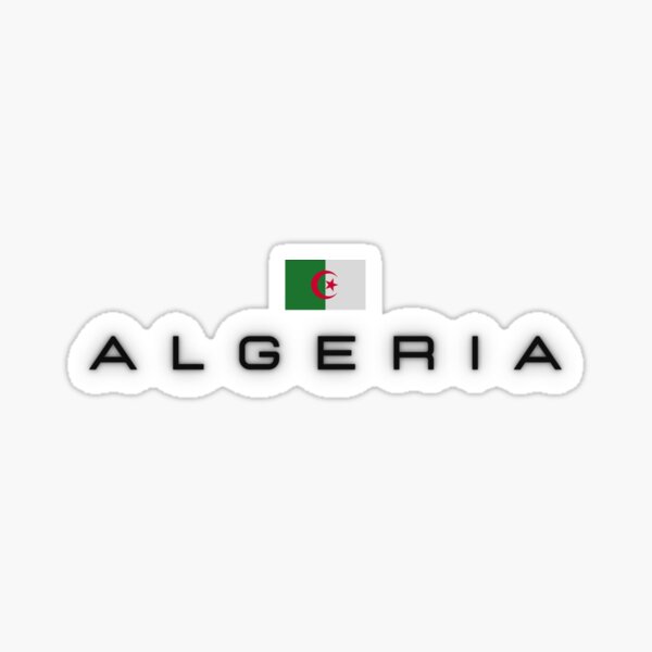 "Algeria flag " Sticker by eka123 | Redbubble