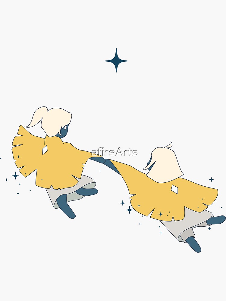 "Moths - sky COTL children of the light" Sticker for Sale by afireArts ...