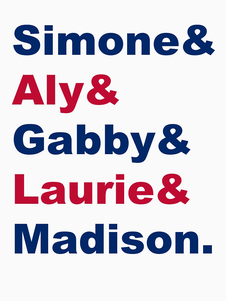 USA Gymnastics Team Names T shirt For Sale By Naamaparamore usa-gymnastics-team-names-t-shirt-for-sale-by-naamaparamore