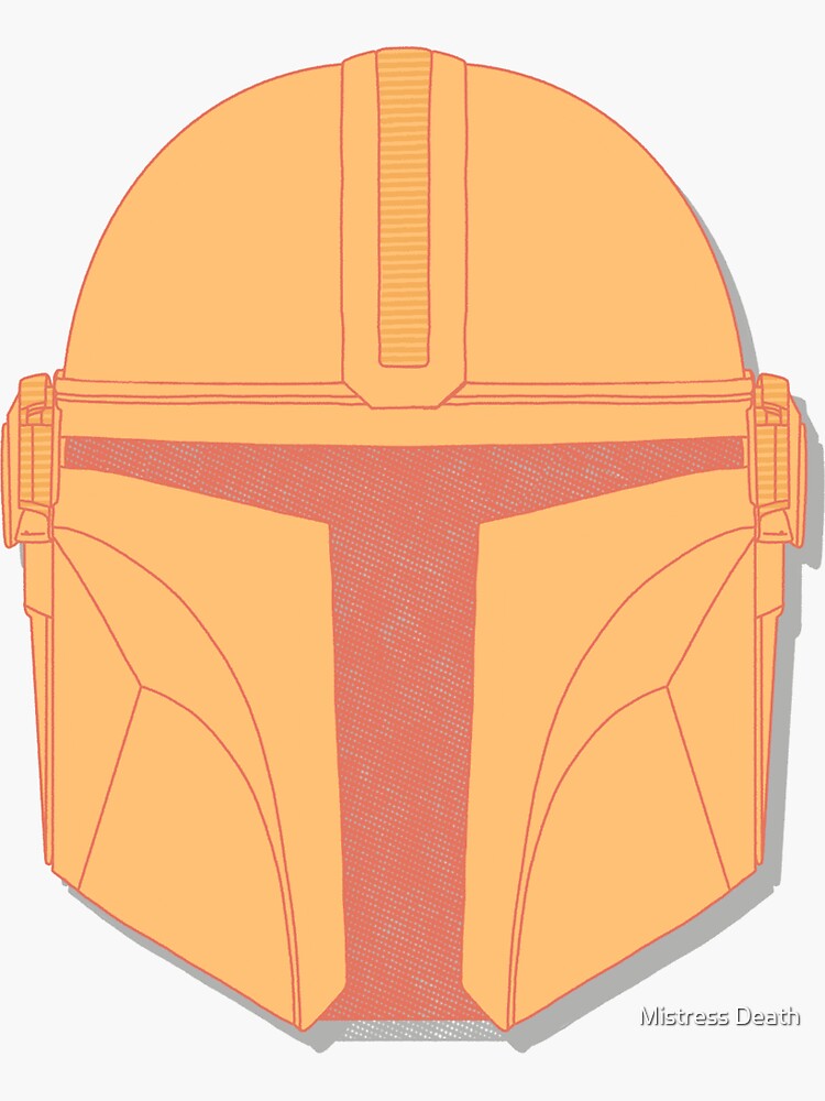 "Mando" Sticker for Sale by Hydriaillus | Redbubble