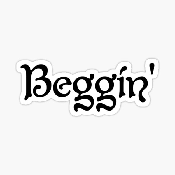 "Måneskin - Beggin'" Sticker for Sale by Lmakesstuff | Redbubble