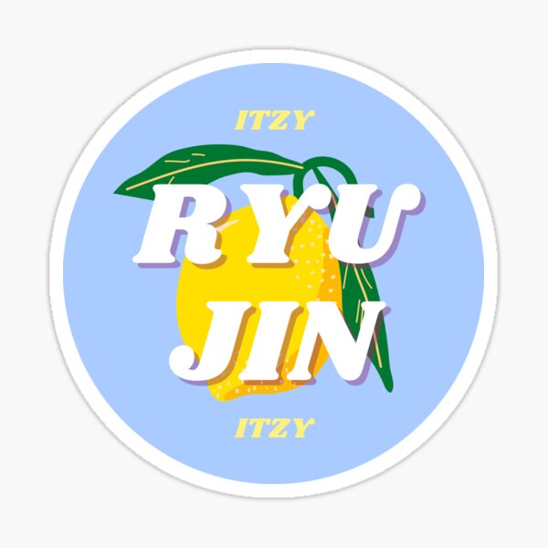 "ITZY Ryūjin" Sticker for Sale by p20designs | Redbubble