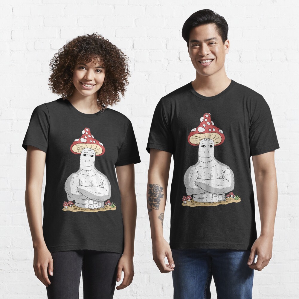 "shroomjack, mushroom wojak." T-shirt for Sale by jjartanddrawing ...