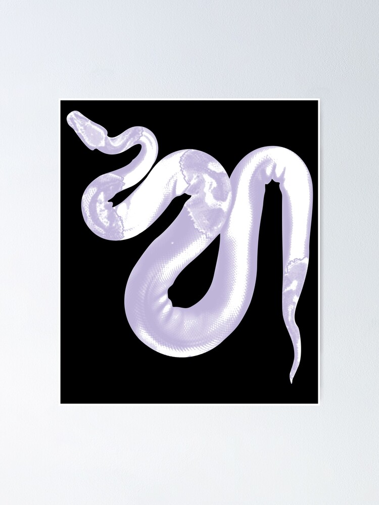 "the purple python" Poster for Sale by spacepython | Redbubble