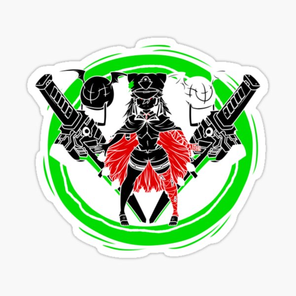 "Guilty Gear Ramlethal Guilty Gear Ramlethal - Roman Cancel" Sticker ...