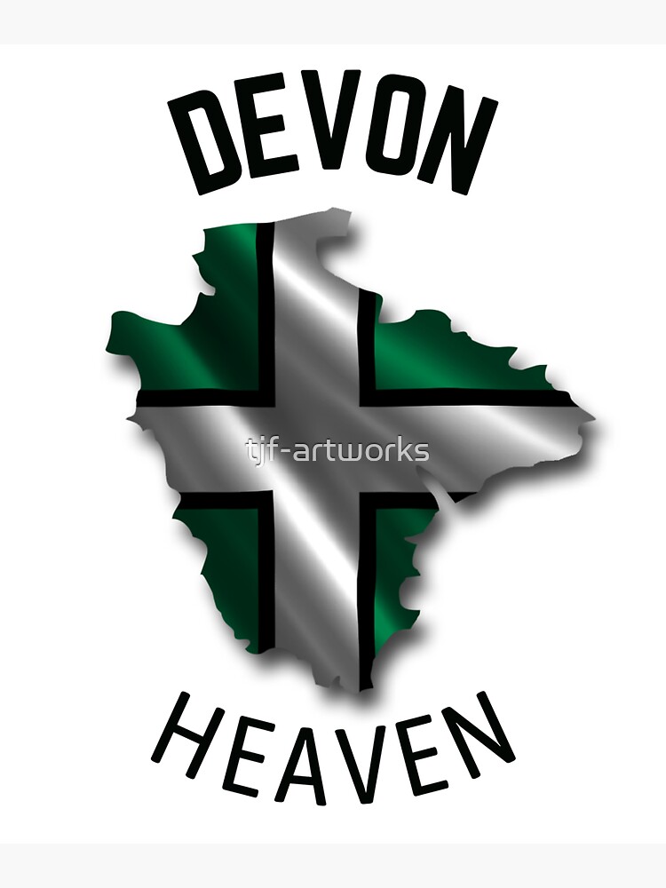 "Devon Heaven" Sticker for Sale by tjf-artworks | Redbubble