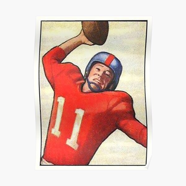 "Vintage Football Player" Poster for Sale by PayneMountain | Redbubble