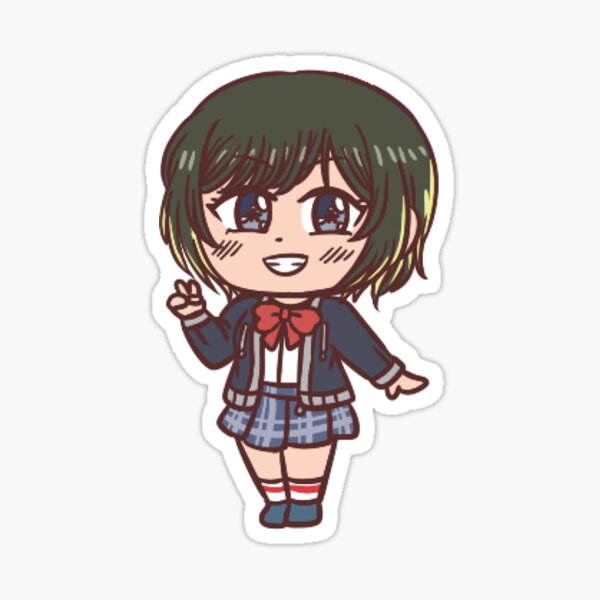 "Maho Akashi" Sticker for Sale by mariohari | Redbubble