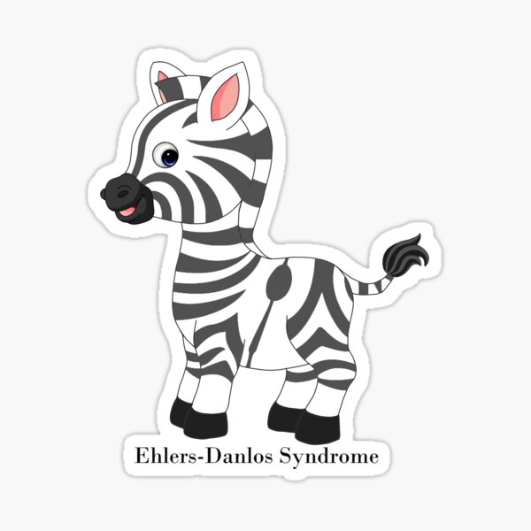 "EDS Zebra" Sticker by sabrinariordan | Redbubble