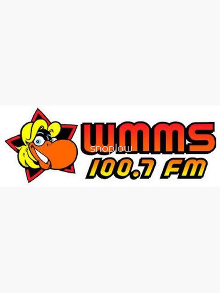 "wmms the buzzard" Sticker for Sale by snoplow | Redbubble