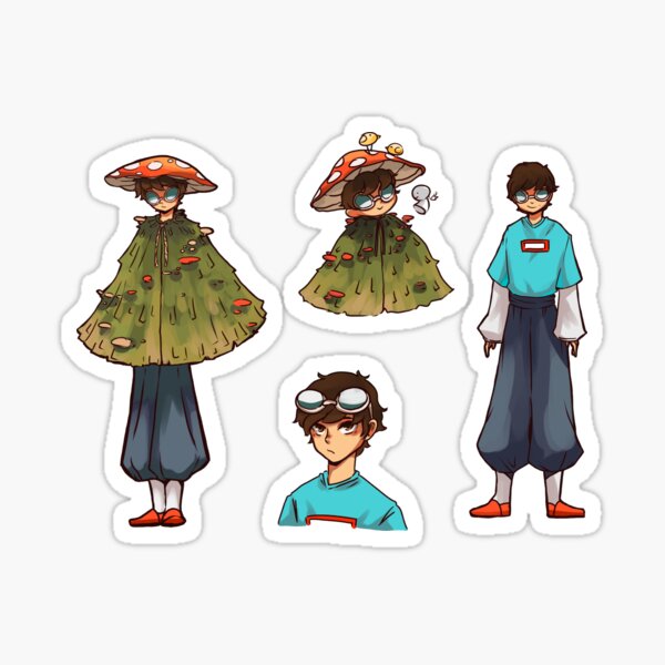 "Georgenotfound sticker set" Sticker for Sale by Spookytween | Redbubble