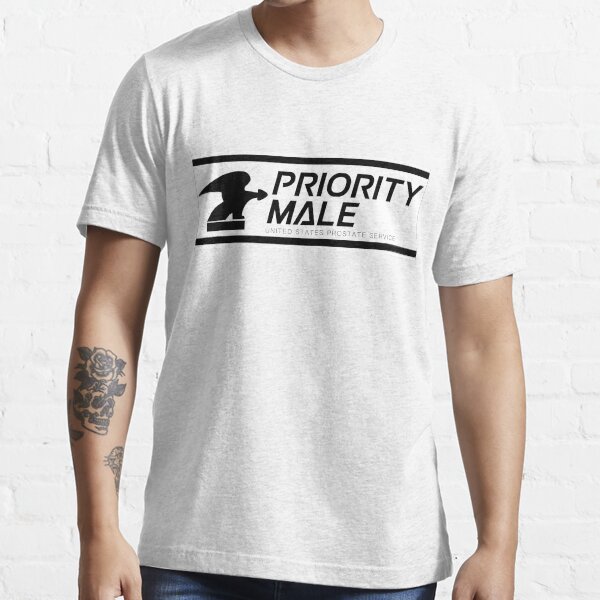 "UnCropped "Priority Male" Crop Top " T-shirt for Sale by ...