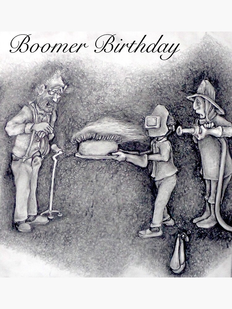 Póster «Cumpleaños Boomer» de Subgenious | Redbubble