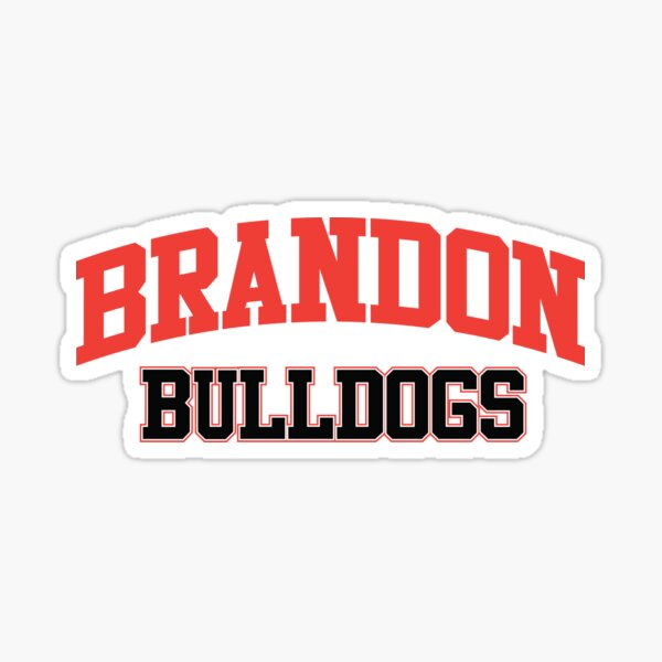 "Brandon Bulldogs" Sticker for Sale by mister-skyfish | Redbubble