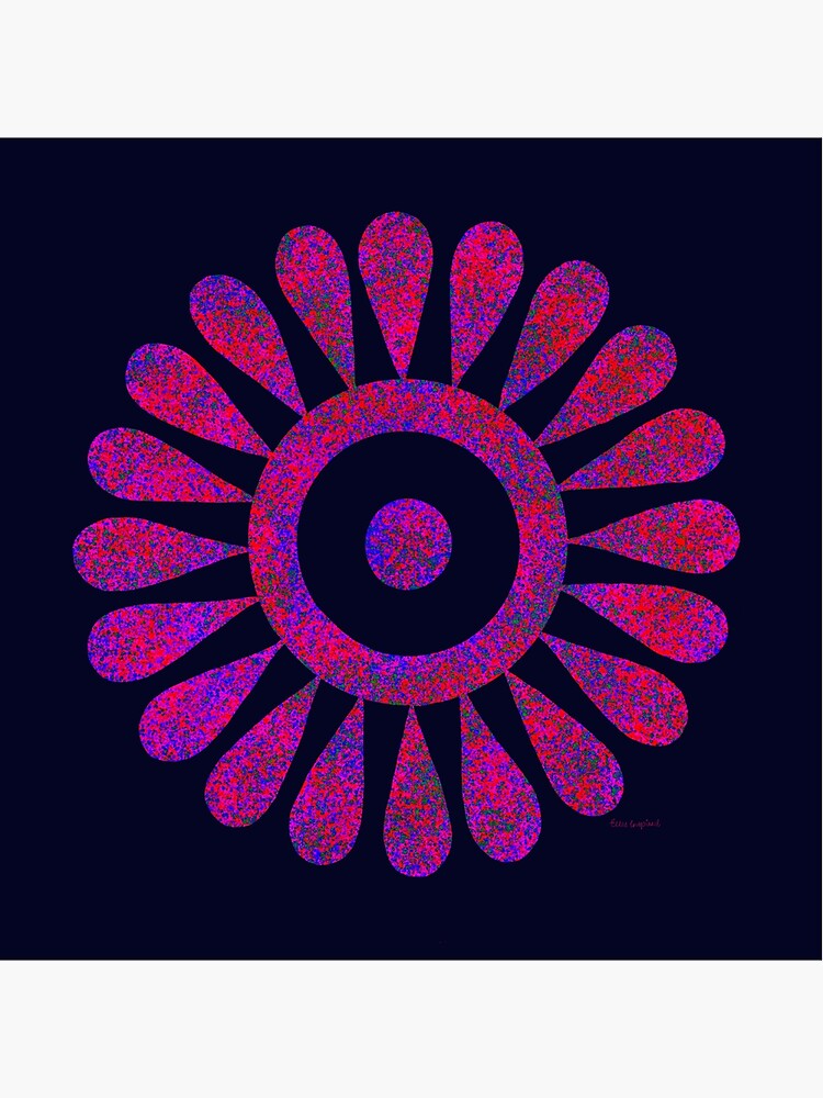 "Mako, African Adinkra Symbol ( pink and navy)" Photographic Print by ...