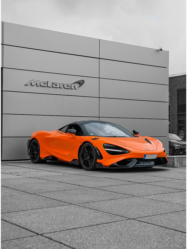 "McLaren 765LT orange monochrome" Graphic T-Shirt by terrificcars ...