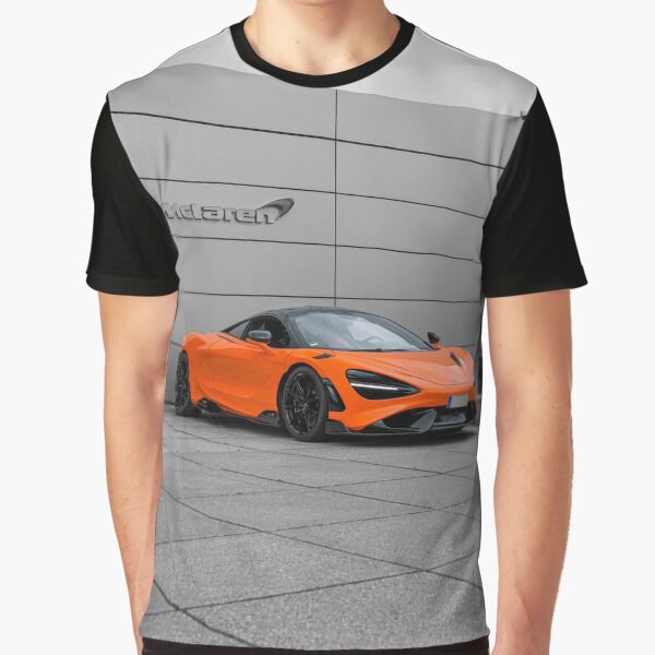 "McLaren 765LT orange monochrome" Graphic T-Shirt by terrificcars ...
